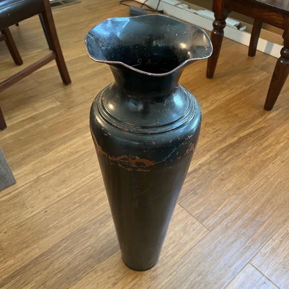 Dont know | Design | Large Antique Metal Vase | Poshmark
